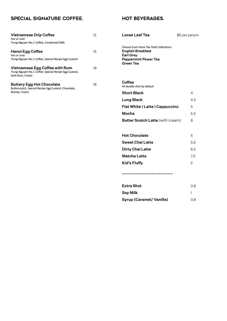 Menus - Mekong Buffalo Asian Fusion Restaurant Rotorua CBD